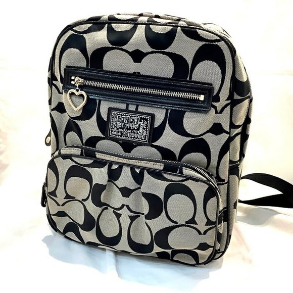 OTHERS | Bags | Coach Daisy Poppy Rucksack Backpack F22948 Signature ...